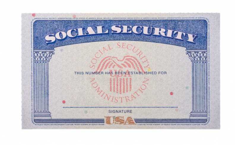 Ssn Card Template