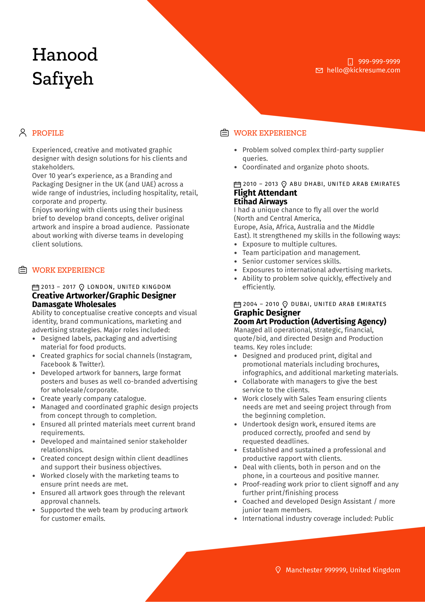 Senior Graphic Designer Job Description Template