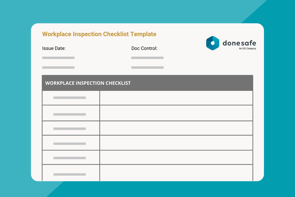 Safety Observation Checklist Template